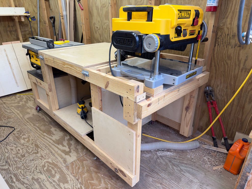 Compact Flip Top Workbench for Table Saw, Miter and Planer – Hudson's ...