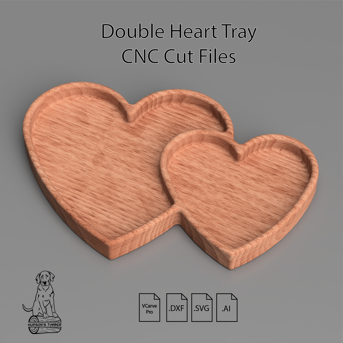 Double Heart 2D – Hudson's Timber