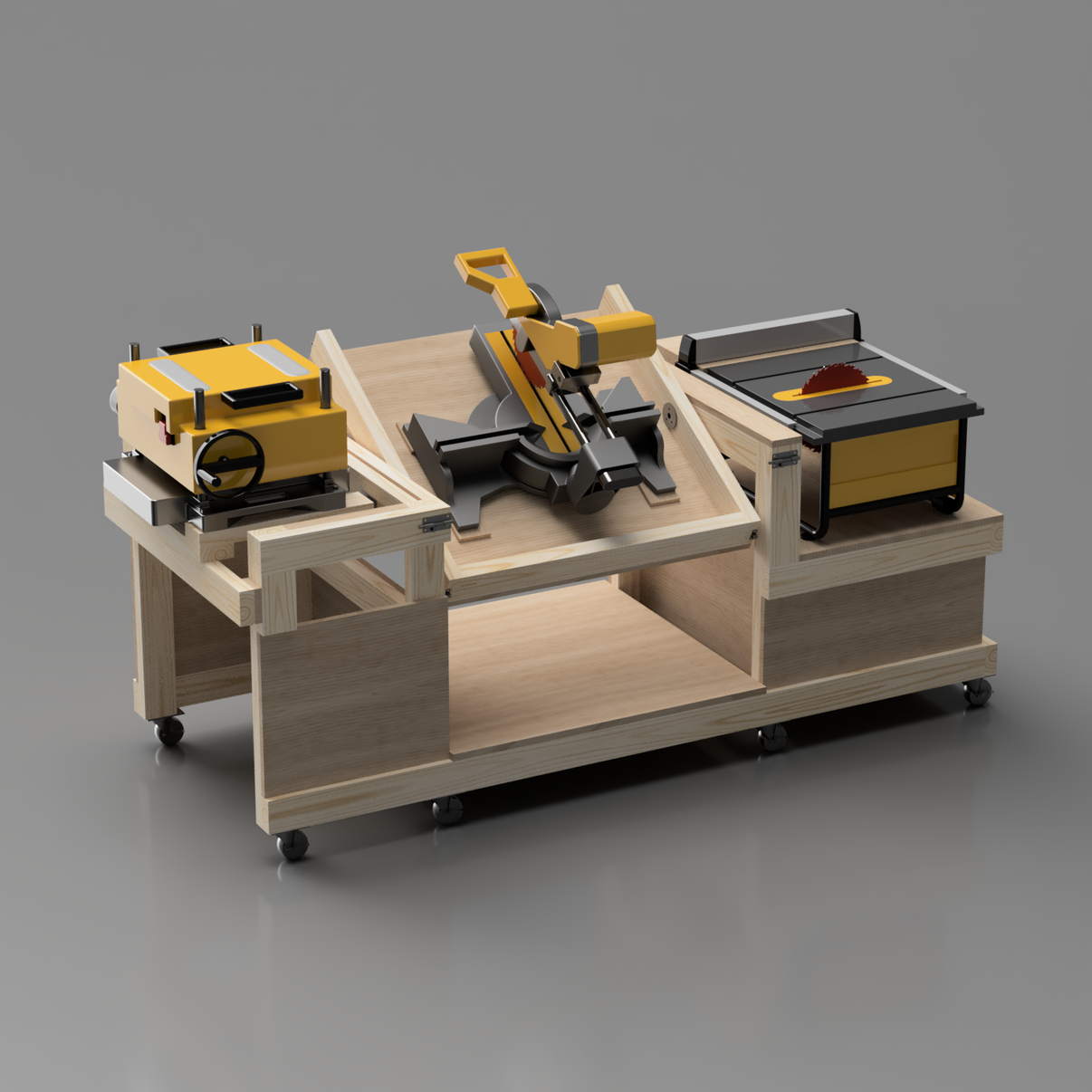 4 Tool Mobile Flip Top Workbench – Hudson's Timber